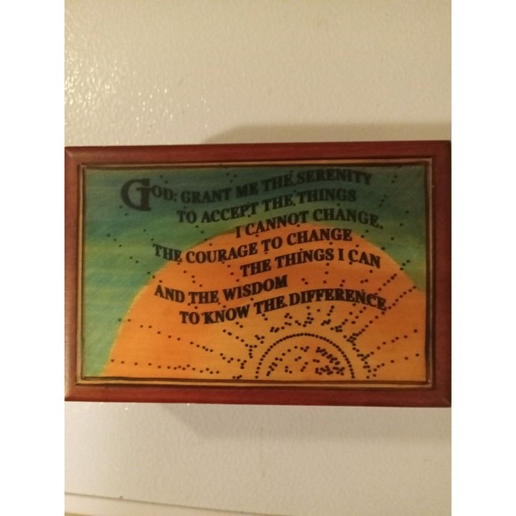 Accessories | Vintage 1997 Serenity Prayer Box | Poshmark
